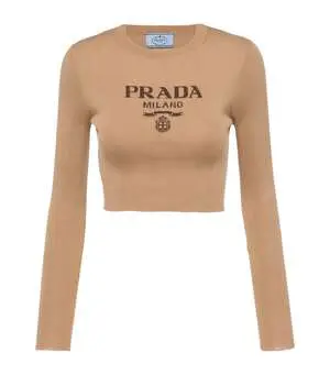 Prada Cropped Sweaters For Women