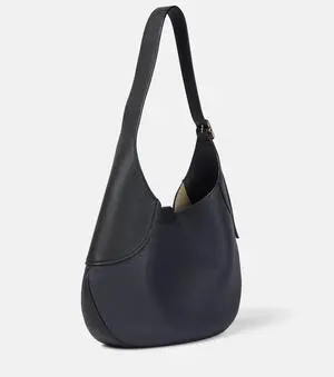 Loro Piana Bobbin Medium Leather Shoulder Bag - Blue