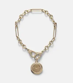 FOUNDRAE Internal Compass 18kt Bracelet With Diamonds - Gold
