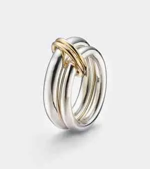 SPINELLI KILCOLLIN Virgo Sterling And 18kt Gold Ring