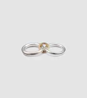 SPINELLI KILCOLLIN Virgo Sterling And 18kt Gold Ring