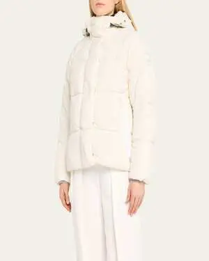 Canada Goose Junction Hooded Down Parka - White