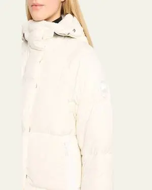 Canada Goose Junction Hooded Down Parka - White