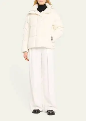 Canada Goose Junction Hooded Down Parka - White