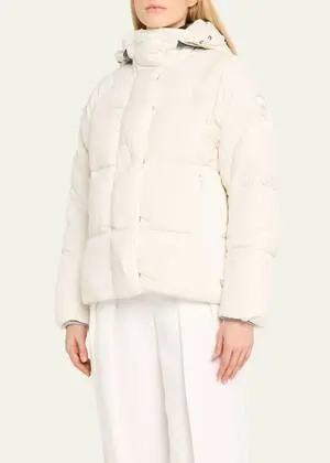 Canada Goose Junction Hooded Down Parka - White