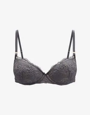 THIRDLOVE All Day Lace T-shirt Bra - Charcoal