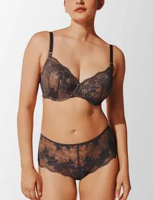THIRDLOVE All Day Lace T-shirt Bra - Charcoal