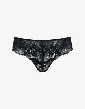 THIRDLOVE All Day Lace Thong Panty - Black