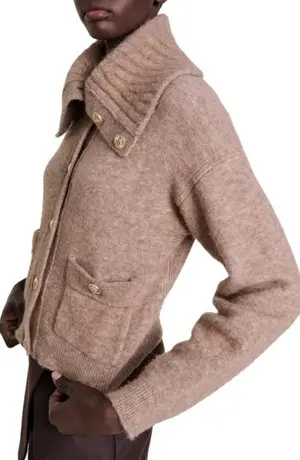 Maje Wool-blend Cardigan