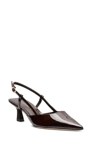 STUART WEITZMAN Vinnie 50 Slingback Pump Midnight Espresso