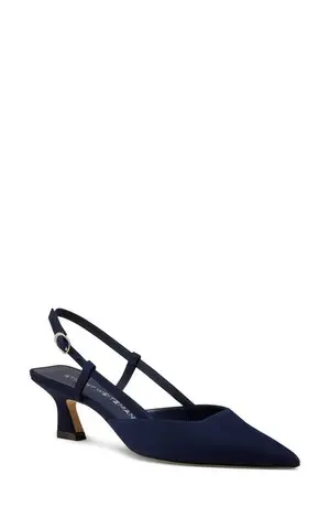 STUART WEITZMAN Vinnie 50 Slingback Pump Nice Blue