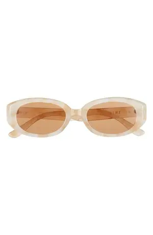 AIRE Affinity Oval Sunglasses - Sand/brown