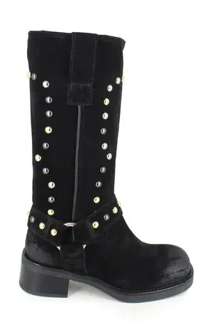 ZIGI Cinnia Studded Water Resistant Boots - Black
