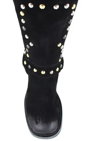 ZIGI Cinnia Studded Water Resistant Boots - Black