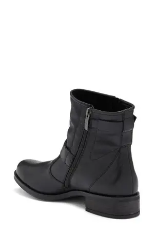 Paul Green Wyatt Ankle Boots - Black Washed Leather