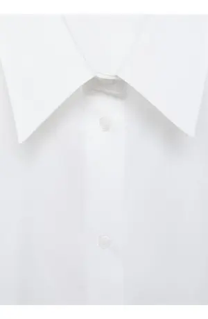 Mango Tie Waist Shirt Dress