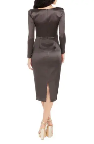 Dress The Population Pamela Long Sleeve Cocktail Dress