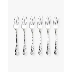 ARTHUR PRICE Avalon Stainless-steel Pastry Forks Set Of Six