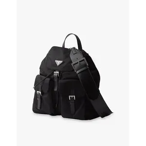 Prada Logo-plaque Polyamide Backpack
