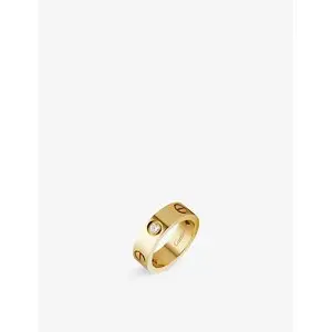 Cartier Love Ring With Diamonds - Yellow Gold