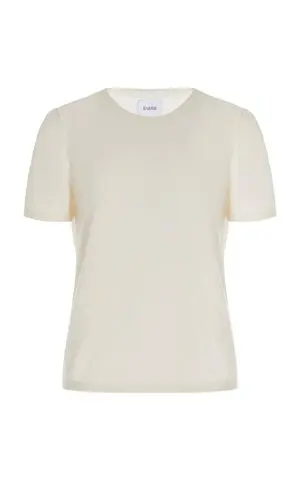 BARRIE Cashmere T-shirt - White