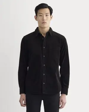 Everlane Classic Shirt, Corduroy Cotton - Black