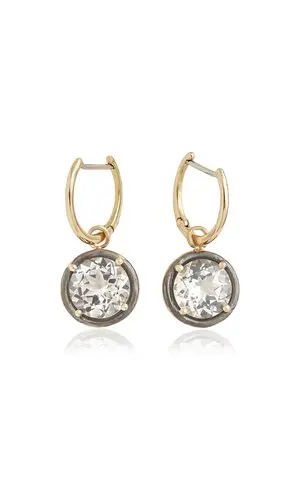 Jamie Wolf 18k Yellow & Topaz Earrings - Gold