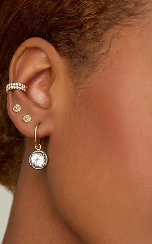 Jamie Wolf 18k Yellow & Topaz Earrings