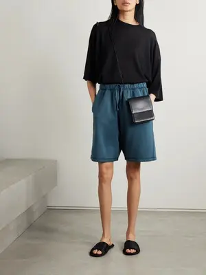 THE ROW Stanton Cotton-blend Jersey Shorts