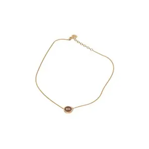 Miu Miu Metal Necklace - Amaranth Red