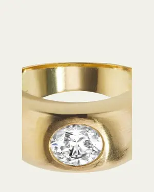 AARYAH 18k Natural Diamond Shani Ring