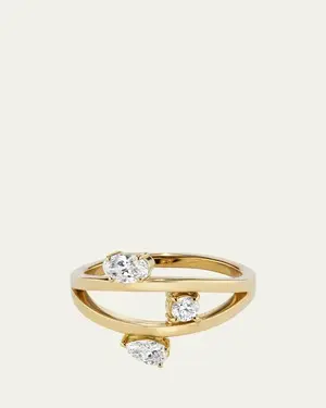 AARYAH 18k Cosmo Diamond Ring