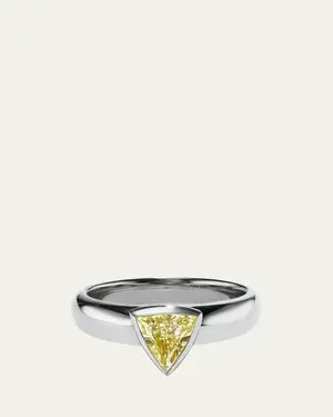 AARYAH 18k Diamond Ellie Ring - White Gold