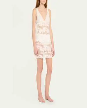 Natori Imagine Deep V-neck Lace Chemise