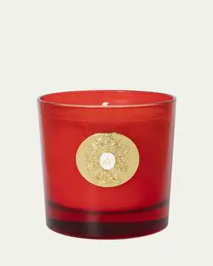 TIZIANA TERENZI 8.81 Oz. Tempel Red Glass Candle - One-color