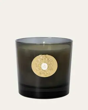 TIZIANA TERENZI 8.81 Oz. Halley Black Glass Candle - One-color