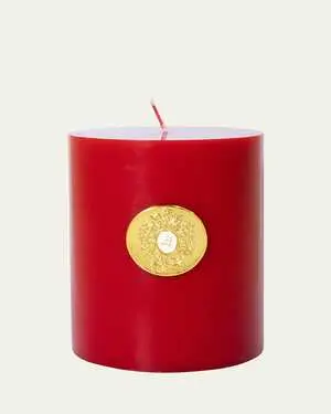 TIZIANA TERENZI 31.74 Oz. Tempel Red Cylindrical Candle