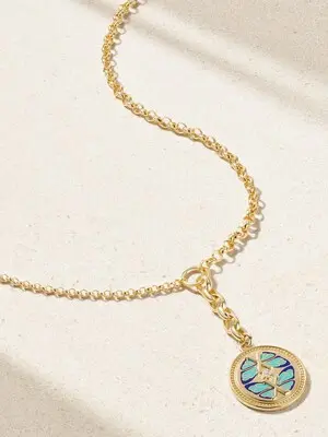 FOUNDRAE Reverie Mixed Belcher Extension Necklace - Gold