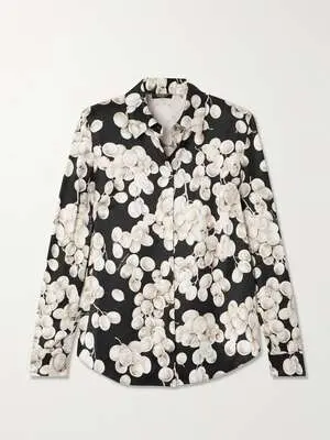 Balmain Printed Satin Shirt