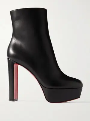 Women's Patent Leather Platform Boots