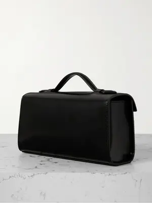 Savette Symmetry Pochette Glossed-leather Tote