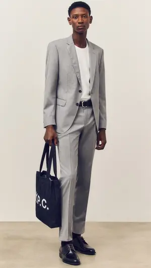 BOSS Slim Fit Suit - Grey
