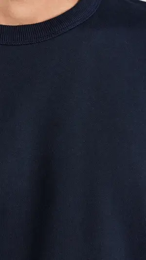Reigning Champ Midweight Terry Crewneck - Navy