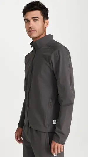 Reigning Champ Nylon Oxford Team Jacket - Carbon