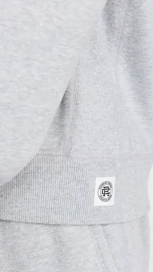 Reigning Champ Midweight Terry Crewneck - Heather Grey