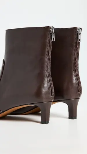 Madewell Dimes Kitten Heel Boot - Turkish Coffee