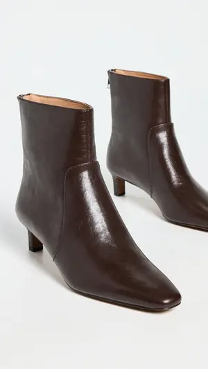 Madewell Dimes Kitten Heel Boot - Turkish Coffee