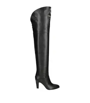 Chloé Leather Eve Over-the-knee Boots 85 - Black