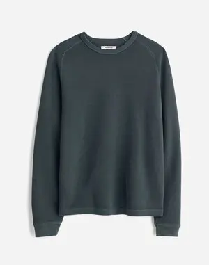 Madewell Long-Sleeve Thermal Tee Dark Bottle