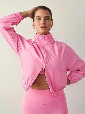 Victoria's Secret Vsx Power Parachute Full-zip Jacket